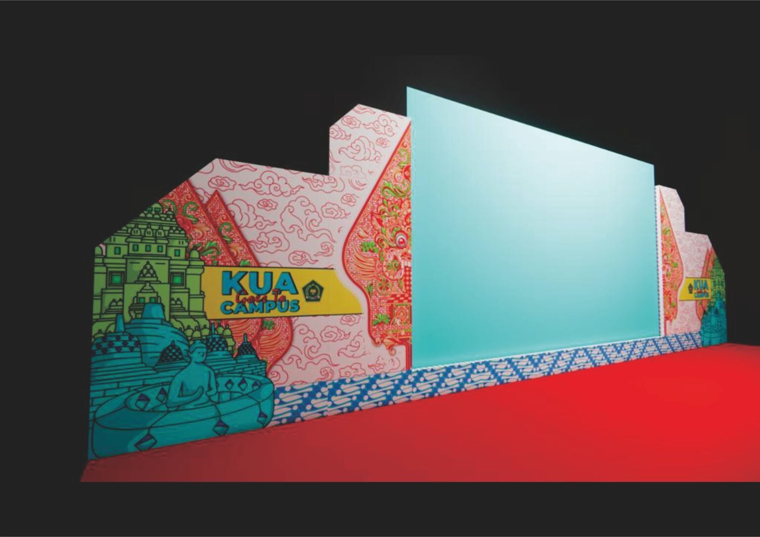 Dekorasi Frame Videotron LED Screen Jogja - Devilo Jogja